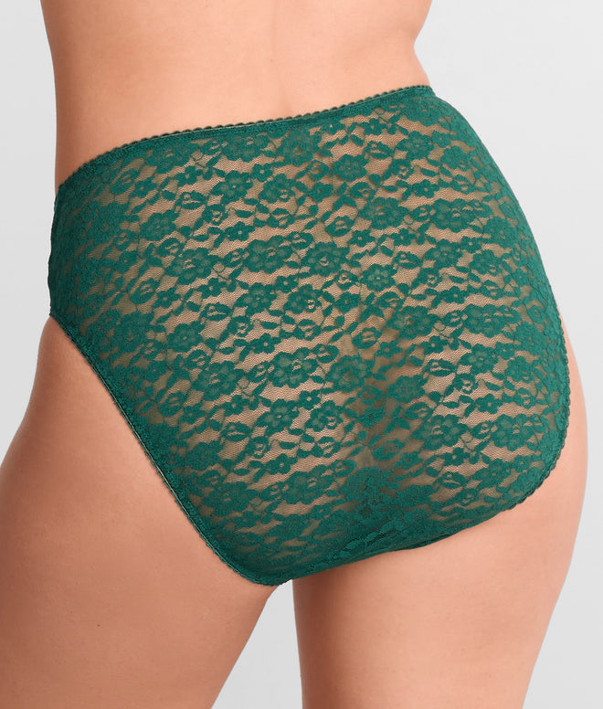 Allover Lace High-Leg Brief – Bare Necessities